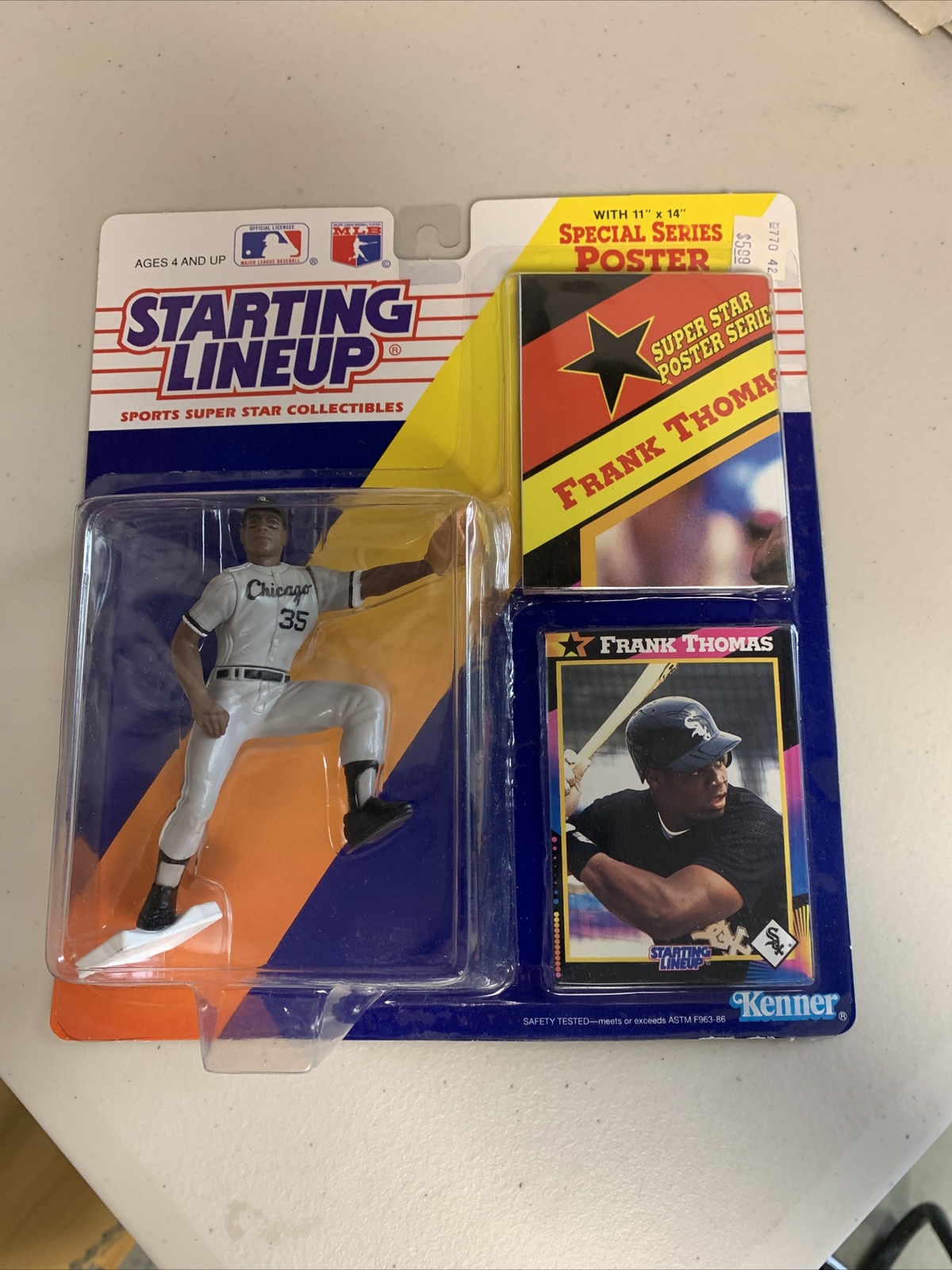 1992 KENNER STARTING LINEUP FRANK THOMAS CHICAGO WHITE SOX Box 20 | eBay