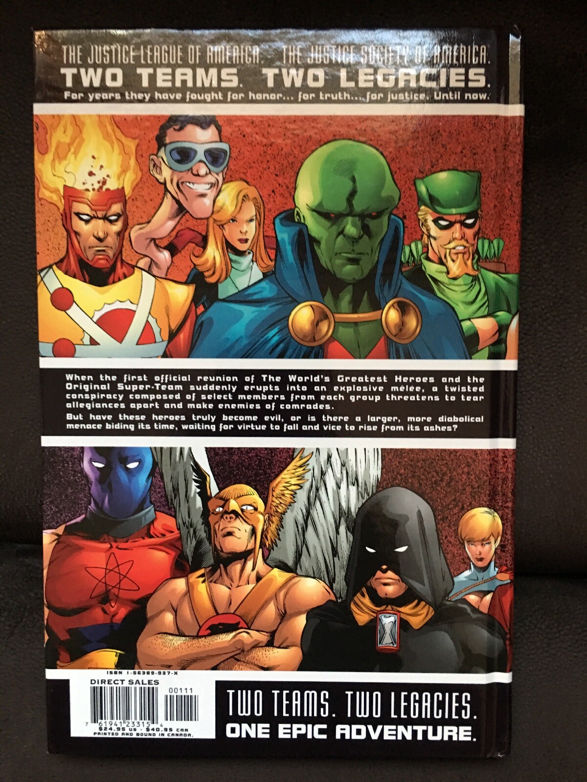 JLA JSA VIRTUE & VICE DC Comics True 1st Print Hardback Justice League ...