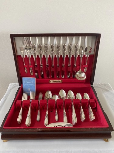 Vintage Community The Finest Silverplate 63-Piece Set With Case | eBay