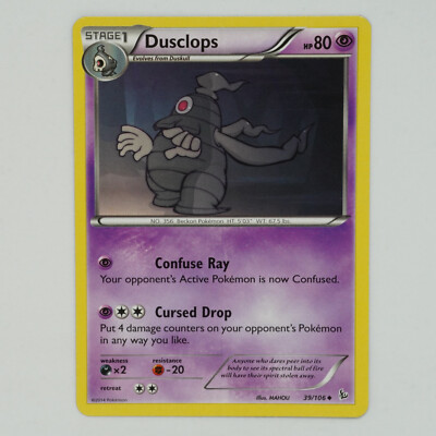 Dusclops 39/106 Uncommon XY: Flashfire Pokemon Card | eBay