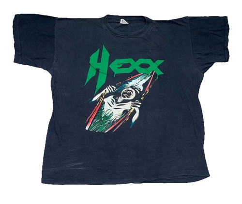 vtg HEXX Morbid Reality T Shirt Sz XL Autopsy Bay Area Thrash Sadus ...