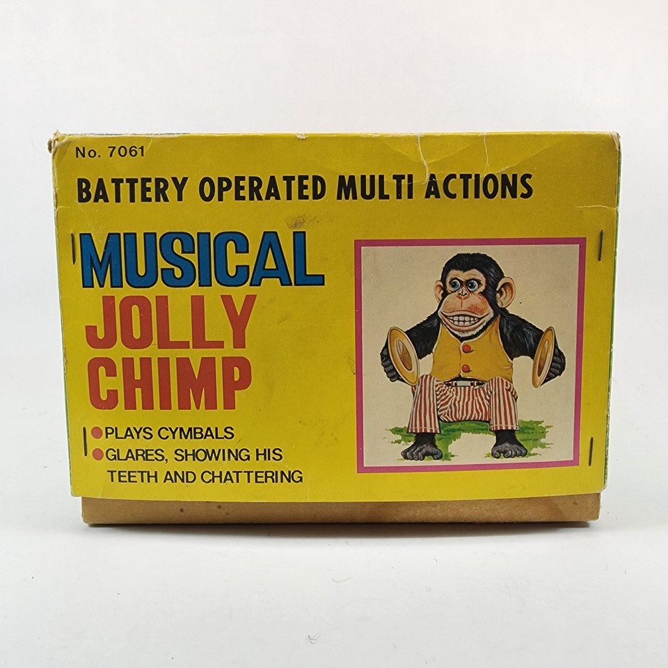 WORKS MUSICAL JOLLY CHIMP VINTAGE DAISHIN TOY STORY CLAPPING CYMBAL ...