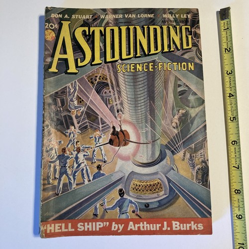 Astounding Science Fiction Book “HELL SHIP” Arthur J. Burks - VG ...