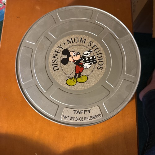 VINTAGE 90's Disney World DISNEY MGM STUDIOS Movie Reel Container Taffy ...