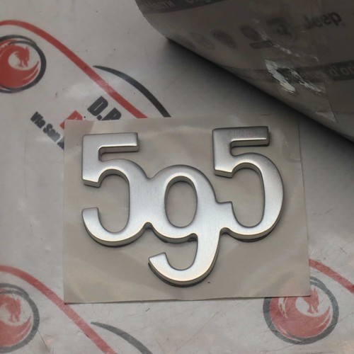 Emblème Sigle Modèle Autocollant Abarth 595 Cod. 735545071 Nouveau ...