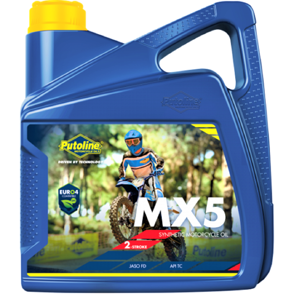 4 LITRES Motorcycle Motocross MX 2 Stroke Oil Putoline MX5 Off Road ...