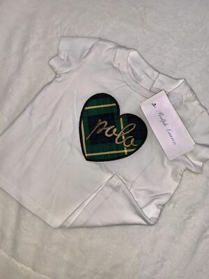 Polo Ralph Lauren WHITE Boys Hart Polo T-shirt, US 3M | eBay