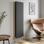 Anthracite Designer Radiator Vertical Horizontal Flat Panel Oval Column ...