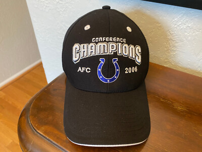 Indianapolis Colts 2006 AFC South Division Champions Black VTG Hook and ...