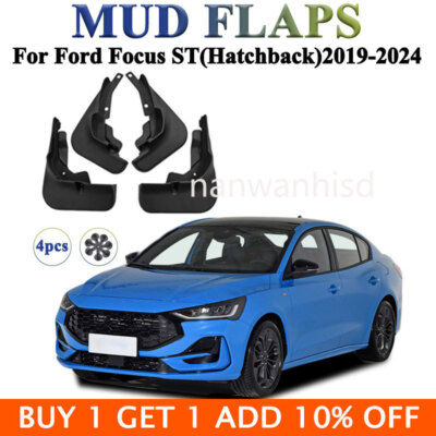 OEM Splash Guards Mud Flaps For 2019-2024 Ford Focus ST-Line / ST ...