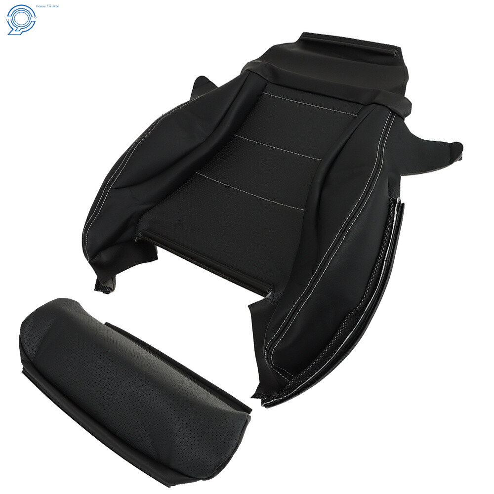 For 2015-2021 Mercedes Benz C300 Front Driver Bottom Seat Cover Black ...