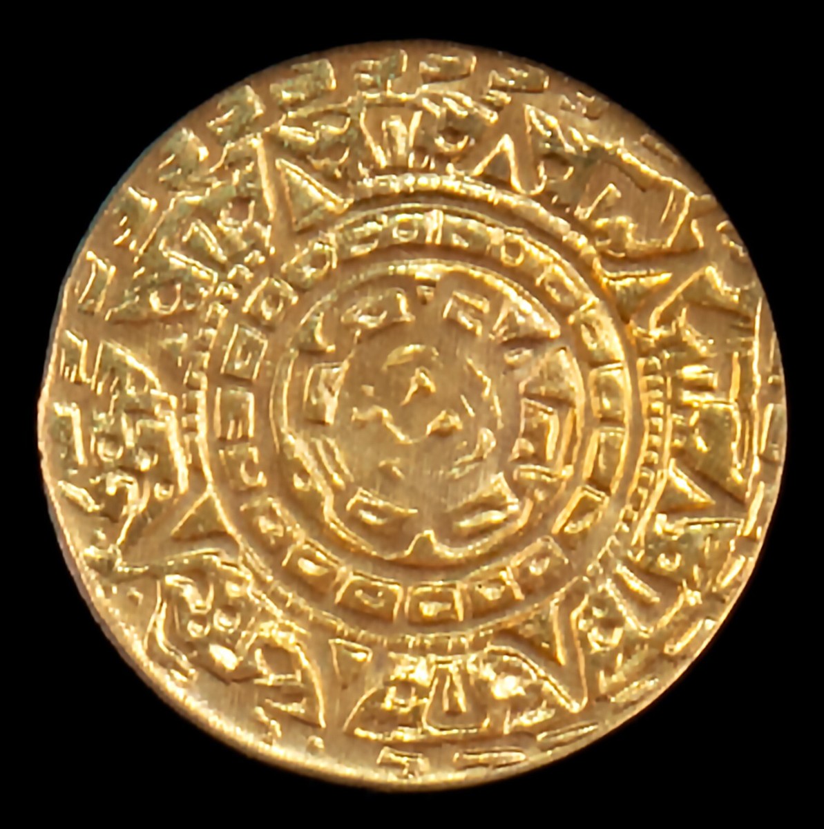 Real Aztec Gold Coin Amazon.com: Mexico Mayan Aztec Sun Stone Calendar