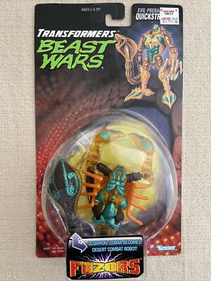 Transformers Beast Wars Evil Predacon Fuzors Quickstrike New 1997 ...