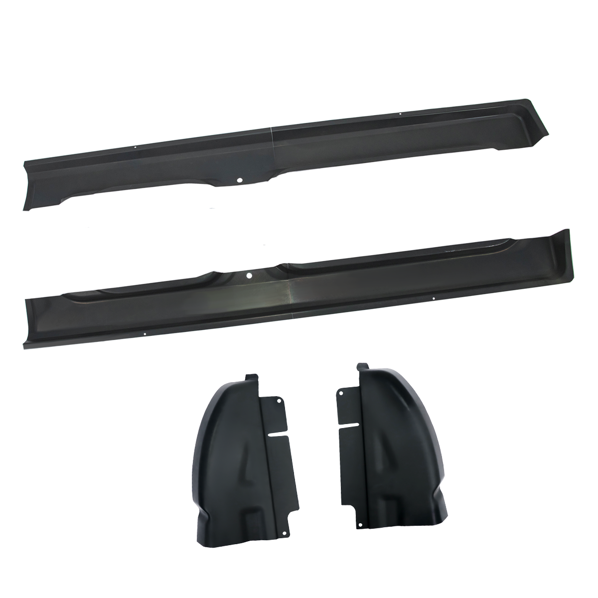 Pair Rocker Panels & Cab Corners For 2002-2008 Dodge Ram Quad Cab 1500 ...
