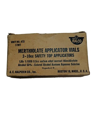 Vintage Halco Merthiolate Applicators | eBay