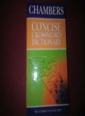 Concise Crossword Dictionary By Chambers | eBay