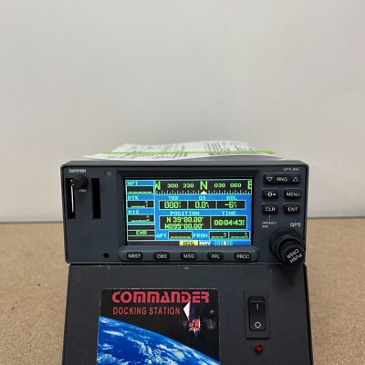 Freshly Serviced Garmin GPS 400W WAAS IFR GPS P/N 011-01057-10 w/ New ...