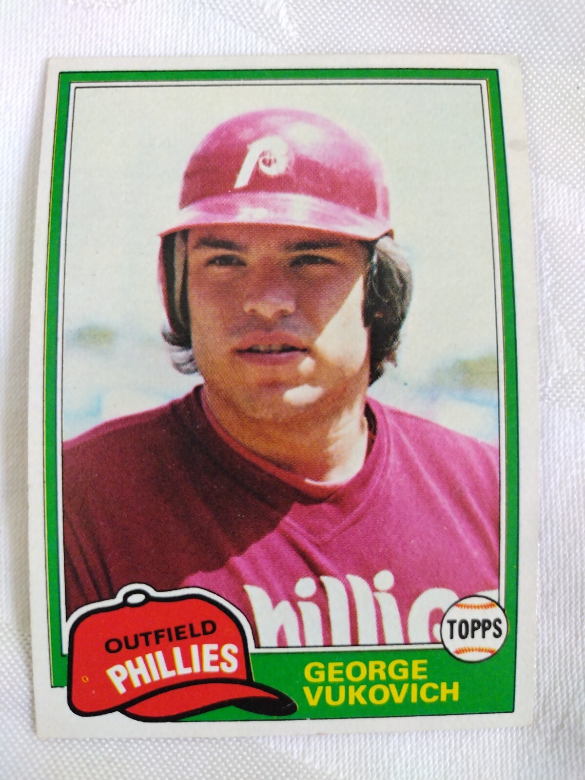 1981 Topps George Vukovich Baseball Card, Phillies Outfield | eBay