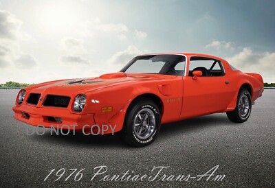 1976-pontiac-firebird-trans-am Poster Sized Premium Photo Print 11"x17 ...