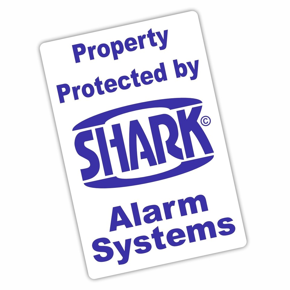 Burglar Alarm Bell Box Stickers Warning Signs Security Home Premises ...