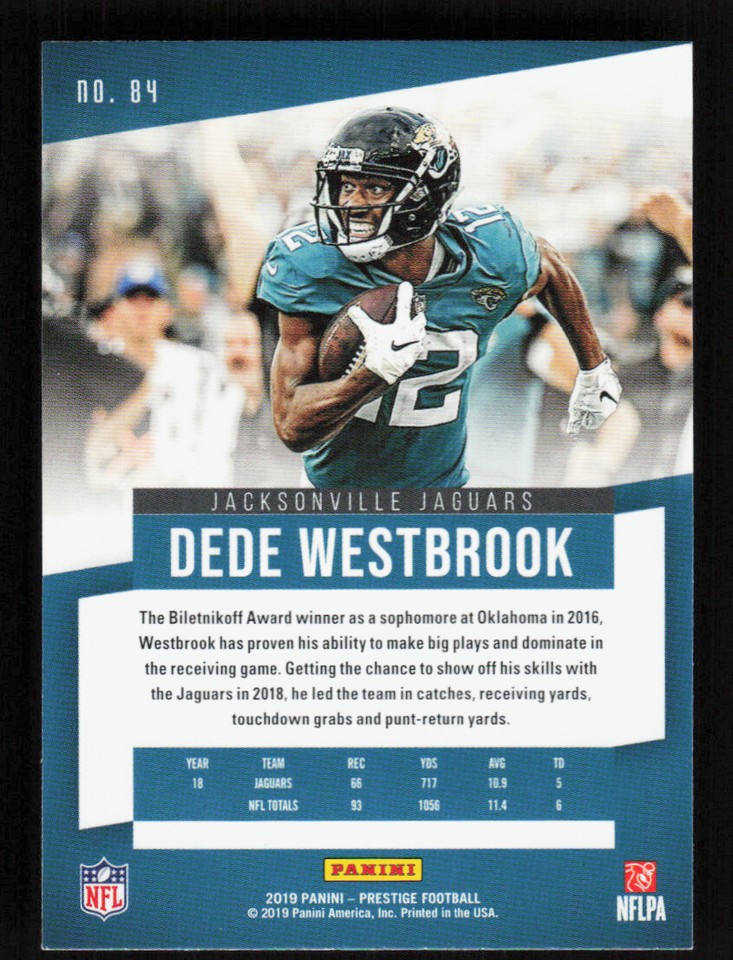 2019 Prestige Xtra Points Green #84 Dede Westbrook! *PWE* | eBay