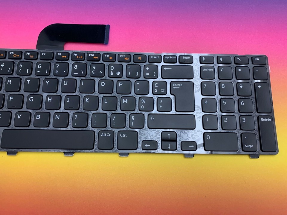 Keyboard French Dell XPS L702X Inspiron 17R N7110 5720 Vostro 3750 ...