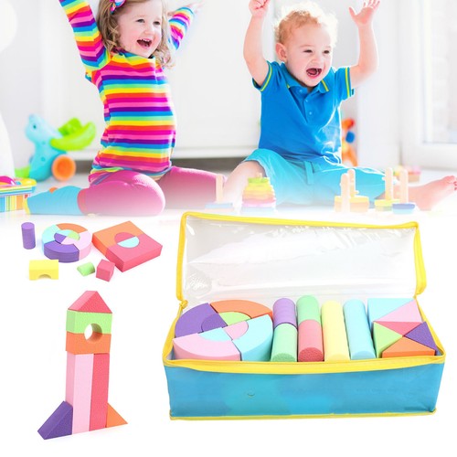 EVA Foam Building Blocks Educational MultiColored Stacking Construction ...
