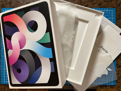*Empty Box* with manuals iPad Air 4 Silver 256 | eBay