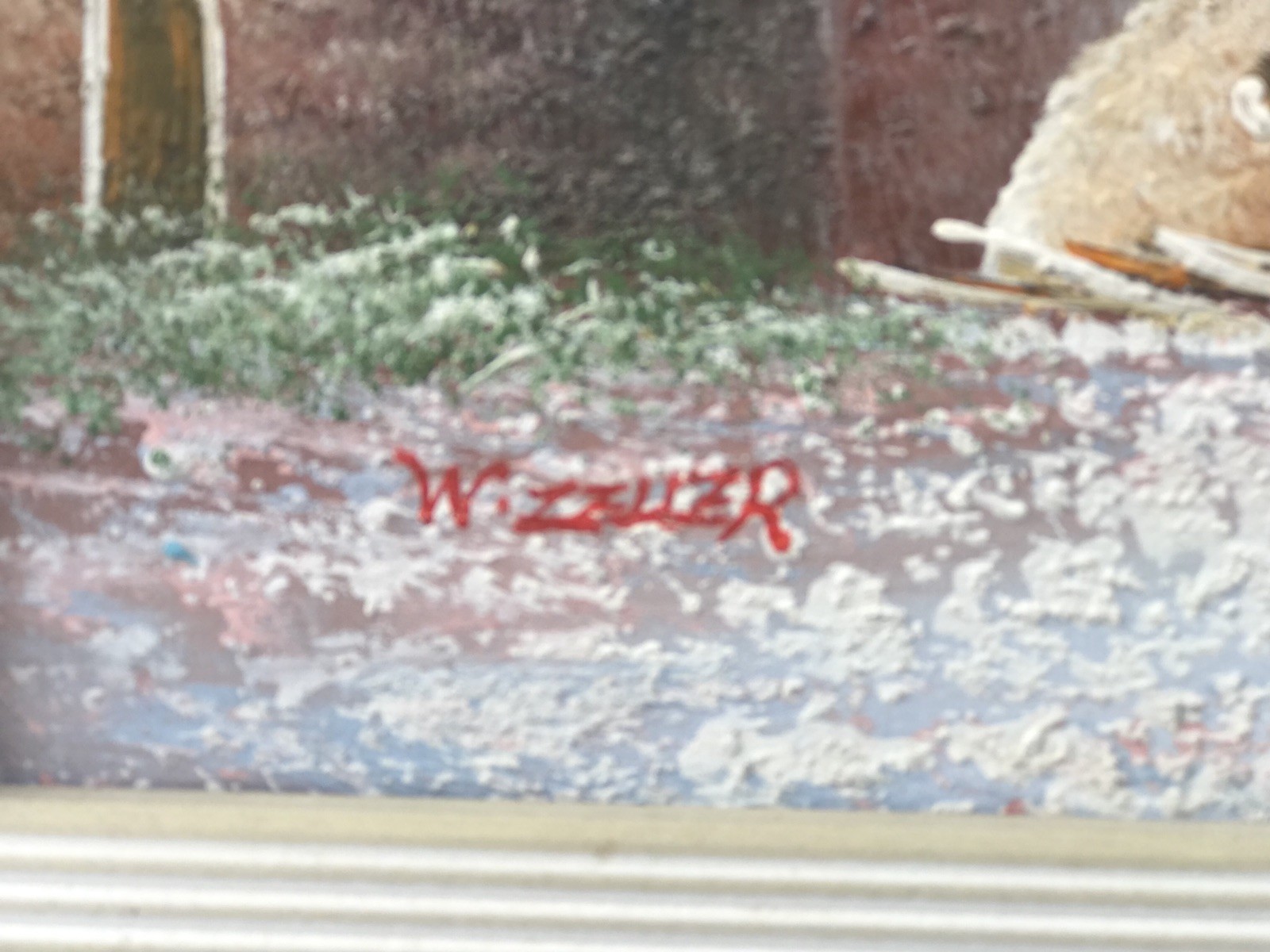 W. Zeller Original Painting, Pueblo Adobe Southwest Signed | eBay