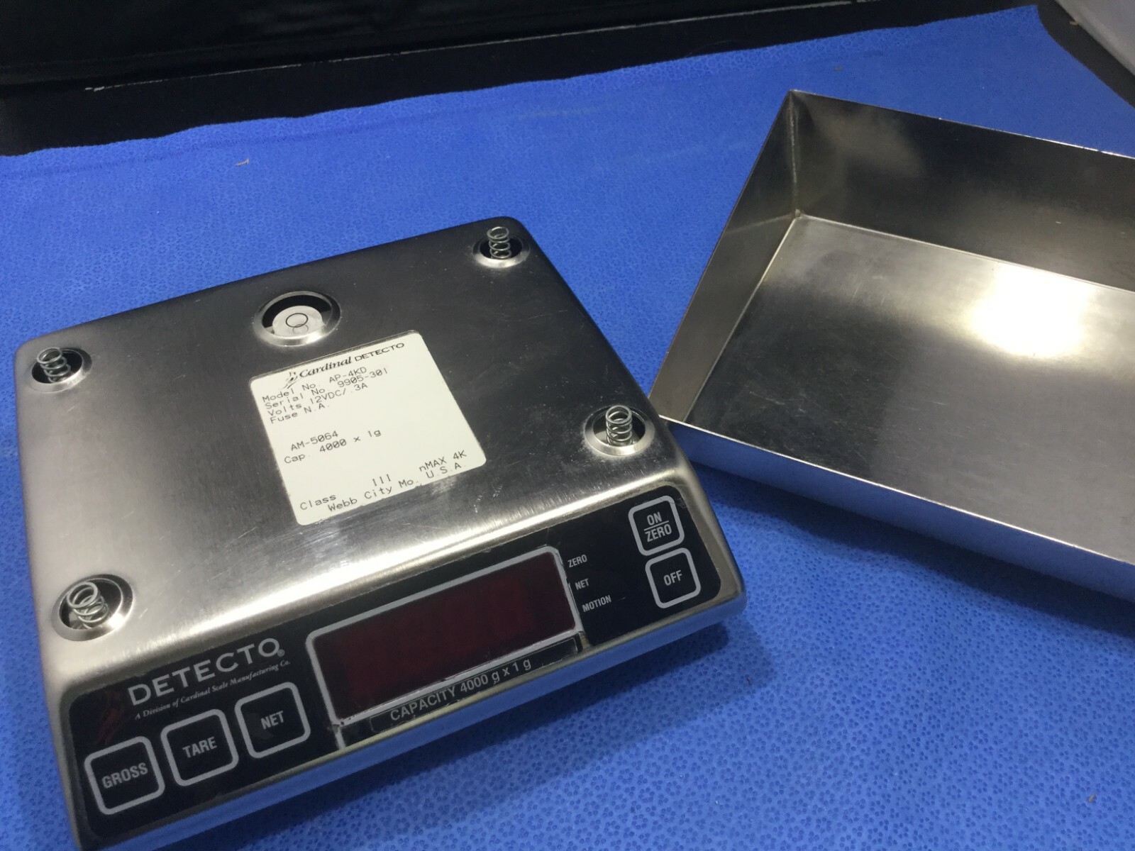 Cardinal Detecto AP-4KD Lap sponge Diaper scale - AS IS - PARTS or ...