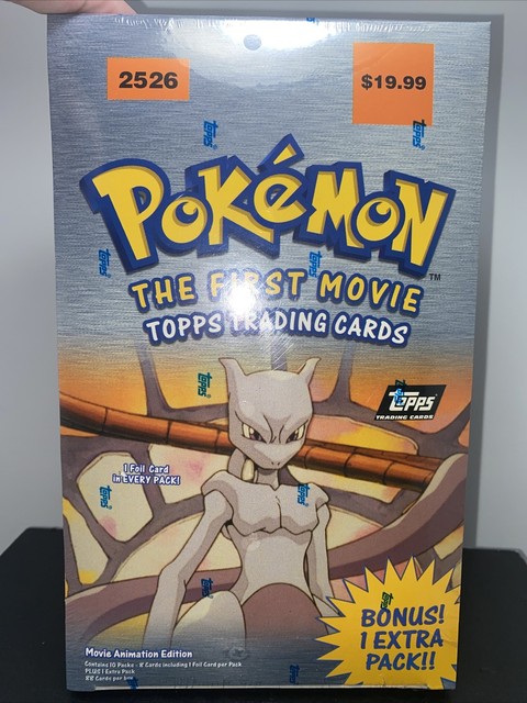 Topps Pokémon: The First Movie Trading Cards Booster Box - 11 Packs ...