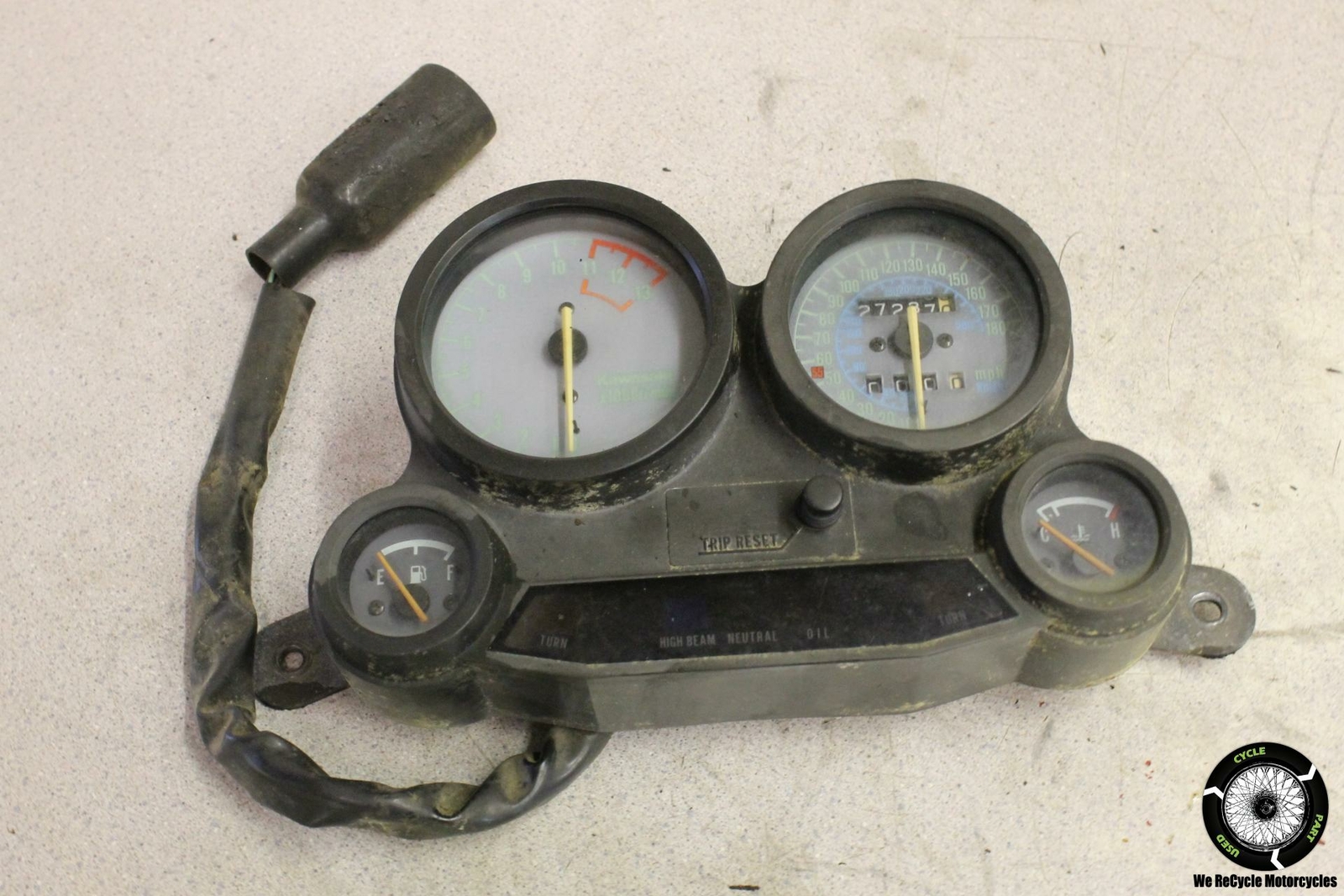 1989 Kawasaki ZX1000 SPEEDO TACH GAUGES DISPLAY CLUSTER SPEEDOMETER ZX ...