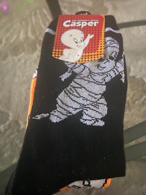 Casper 2 Pair Unisex Crew Socks Size 9-11 New With Tags | eBay