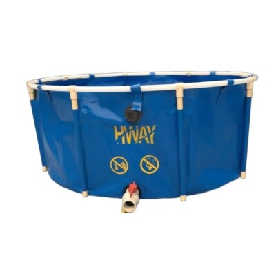 1000L Collapsible Folding Round Koi Fish Holding Quarantine Show Tank ...