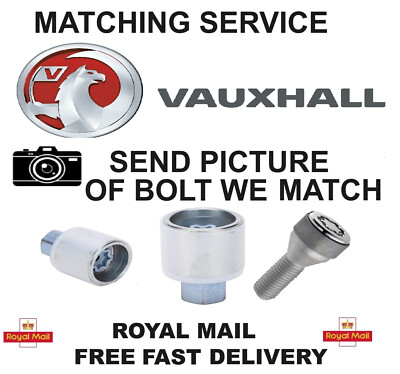 Vauxhall Opel Wheel Locking Nut Master Security Bolt Key Matching Match ...