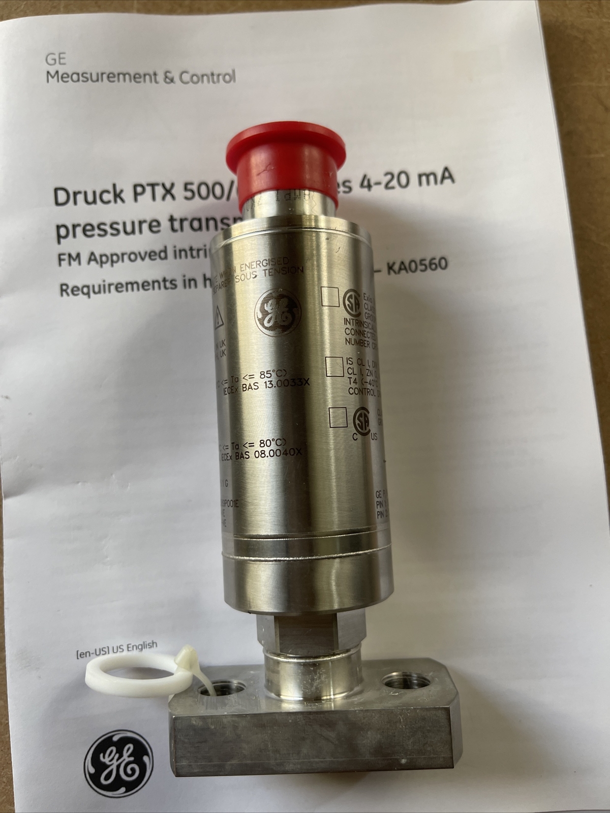 Ge Energy 362a3389p001 Pressure Transducer Make Druck PTX 661-13g-3433 ...
