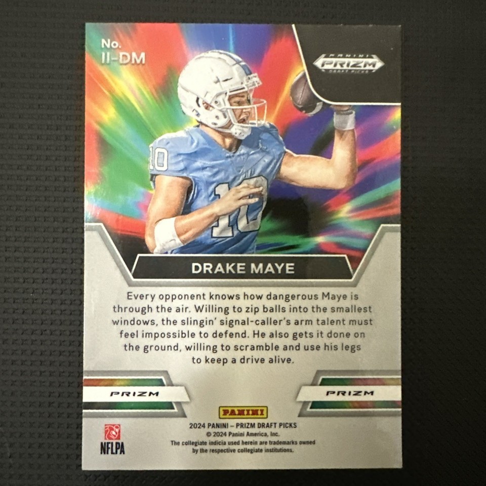2024 Panini Prizm Draft Picks Instant Impact Red Ice #4 Drake Maye | eBay