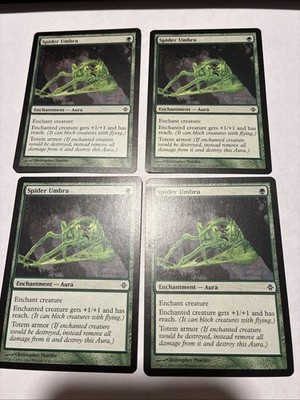 Spider Umbra Rise of The Eldrazi Regular X4 MTG Magic The Gathering | eBay