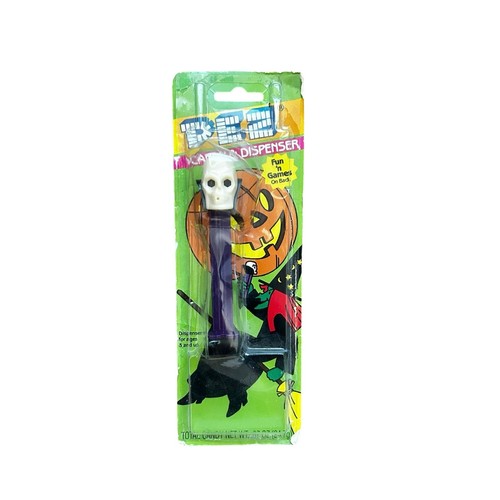 Vintage 90s PEZ Dr. Skull Dispenser in Original Package - Opened, No ...