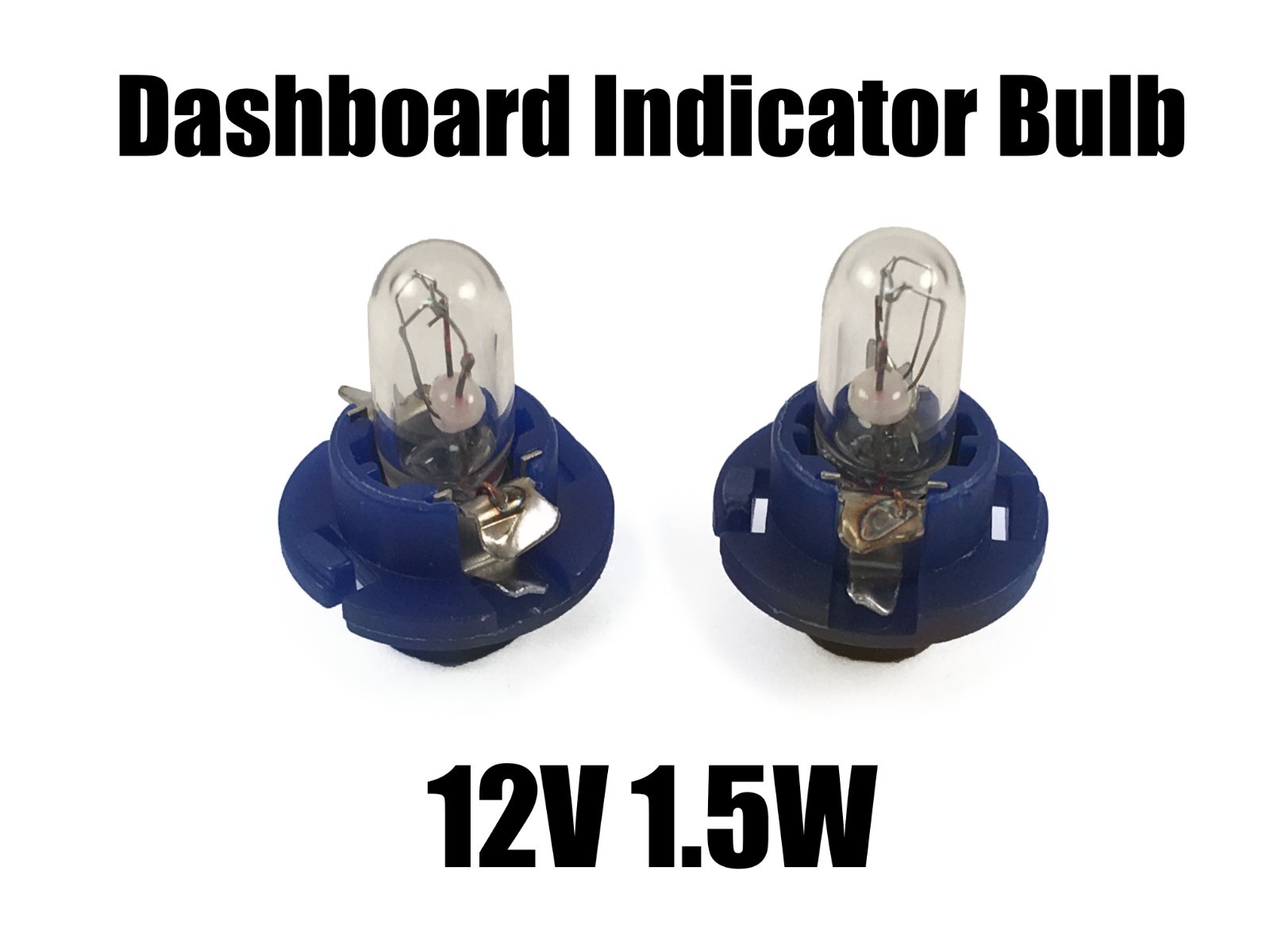 1x New Indicator Bulb Navy Blue 12V 1.5W Single Socket | eBay UK