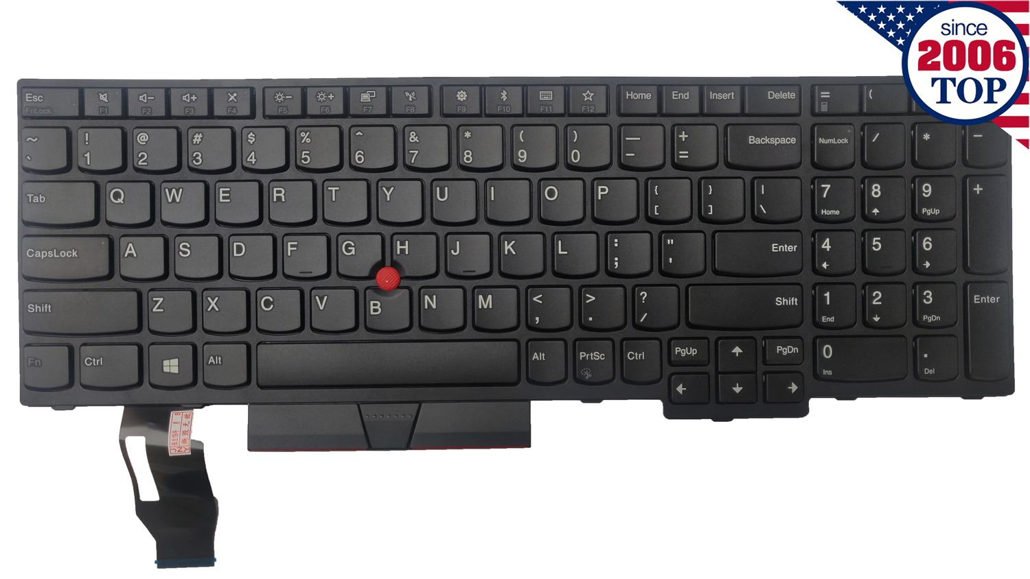 Genuine US Backlit keyboard for ThinkPad E580 E585 L580 P52 01YP680 | eBay