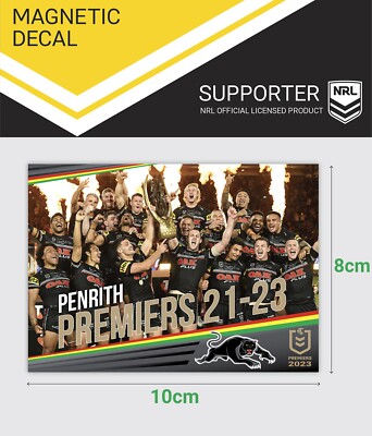 NRL Penrith Panthers Premiers 2023 Fridge Magnet 10cm(W) x 8cm(H ...