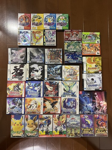 Pokemon Nintendo GB GBC GBA DS 3DS Switch ALL Complete Set 38 Lots ...