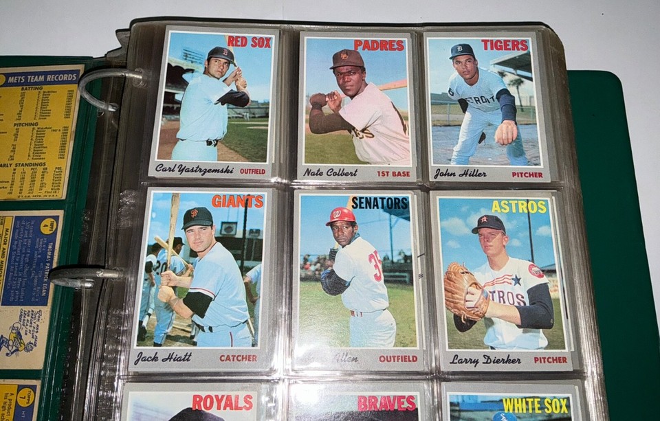 1970 Topps Baseball Complete Card Set 1-720 Great Condition (MISSING 3 ...