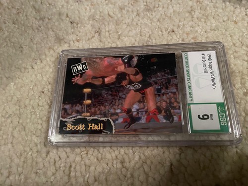 Scott Hall 1998 Topps WCW Card #10 CSG 9 Mint! | eBay