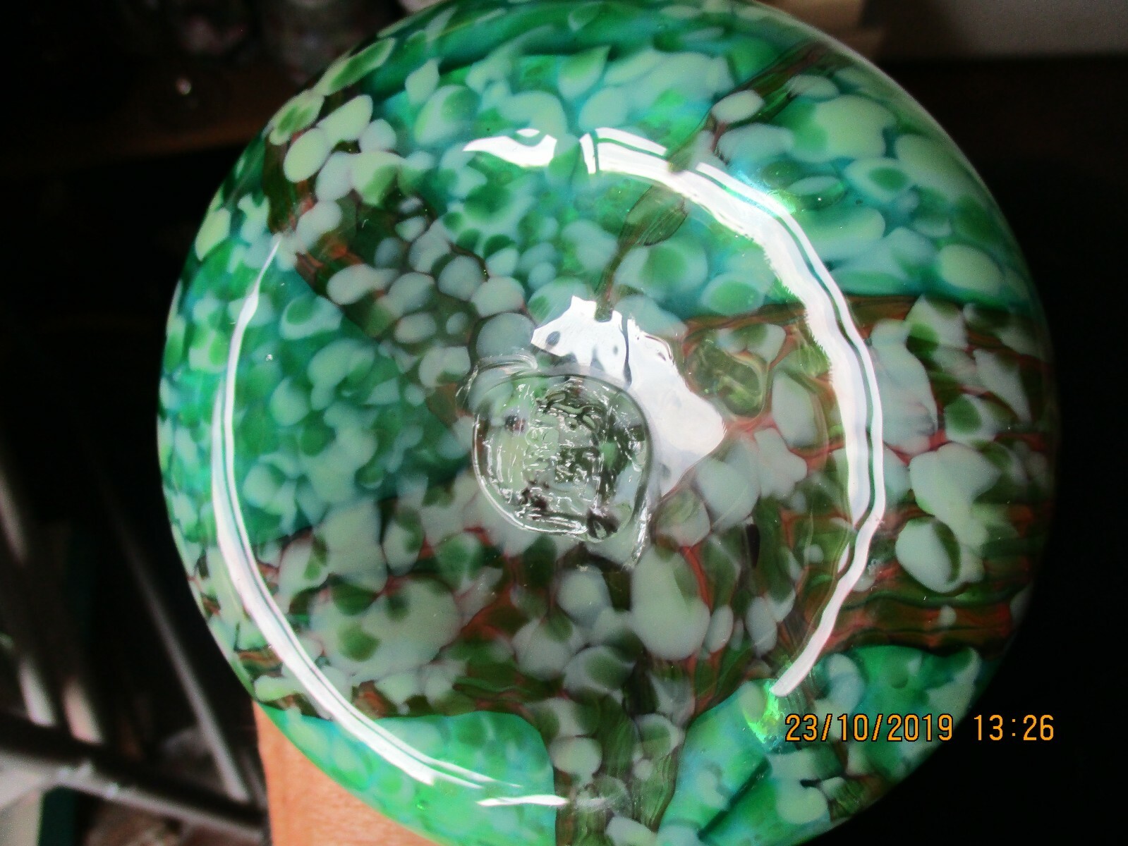 Handmade Island Studio Glass Tree Vase ... Channel Islands glass Vase ...