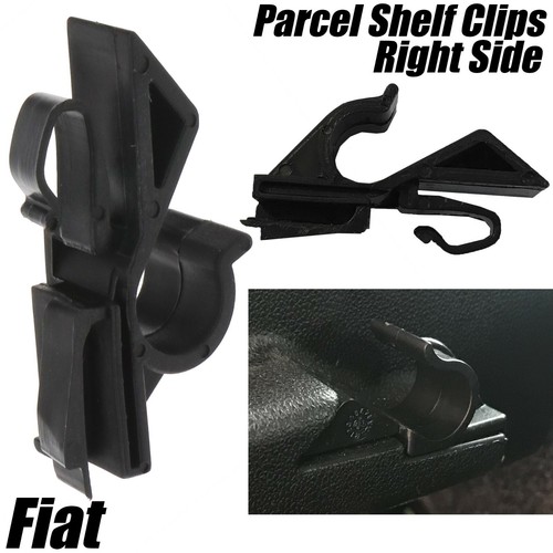 1x REAR PARCEL SHELF CLIPS FOR FIAT ABARTH GRANDE PUNTO EVO DOBLO RIGHT ...