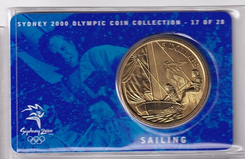 AUSTRALIAN: 2000 $5 SYDNEY OLYMPIC COLLECTION SAILING COIN - 17 OF 28 # ...