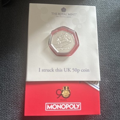 Pre Order Royal Mint Strike Your Own 2025 Monopoly 50p coin | eBay UK