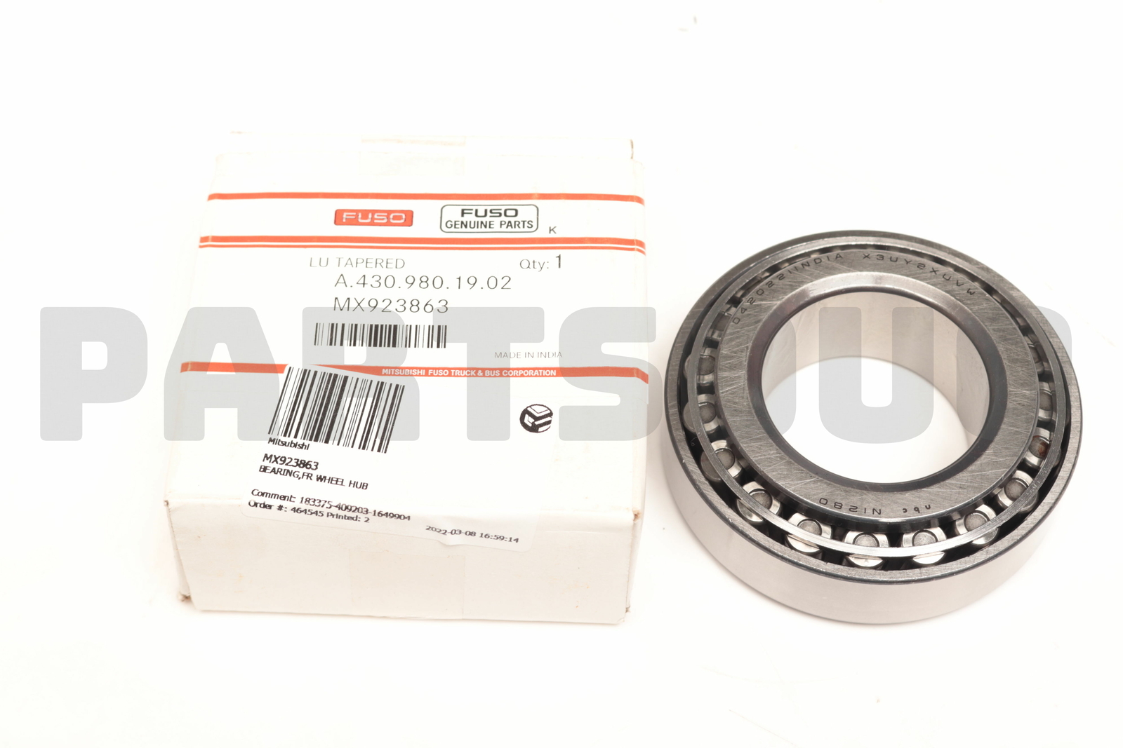 MX923863 Genuine Mitsubishi BEARING,FR WHEEL HUB | eBay